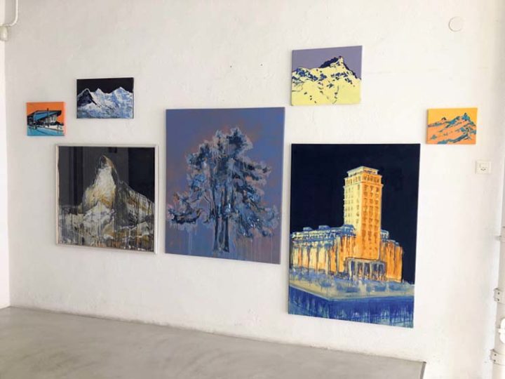 Montagnes, vues lausannoises et autoportraits d’Eric Martinet – Le Courrier