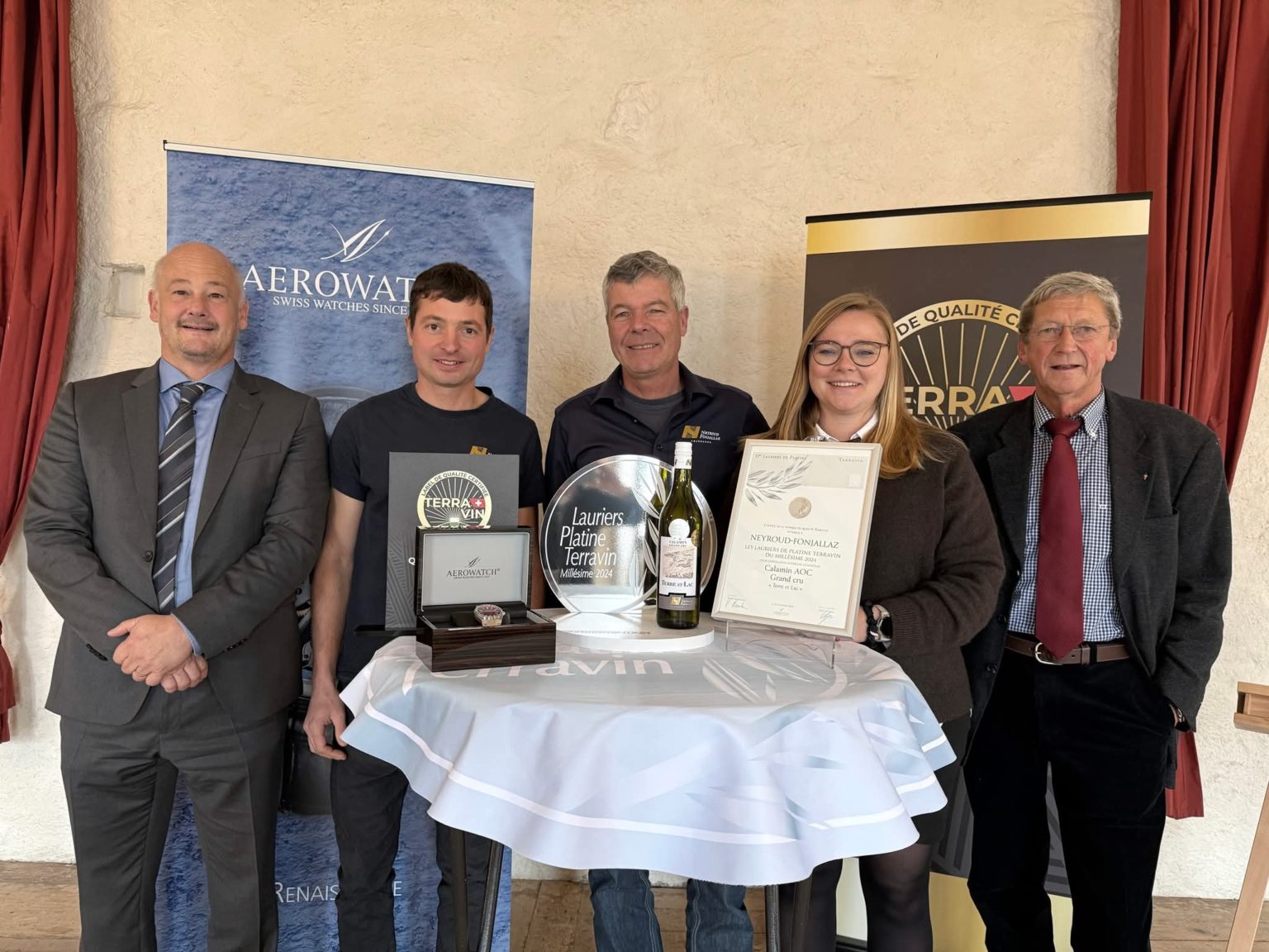 Lavaux à la fête aux Lauriers de Platine Terravin – Le Courrier