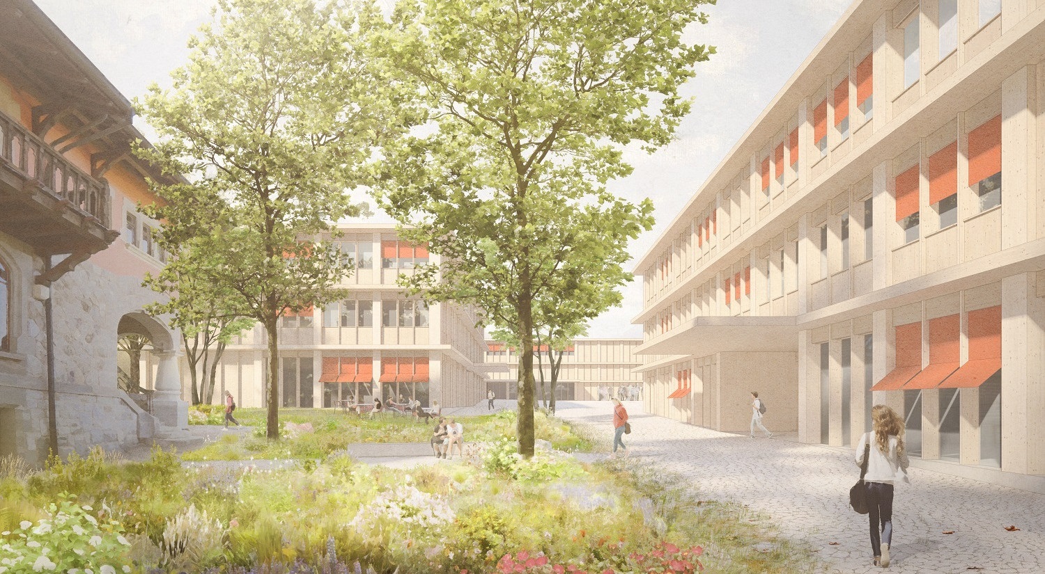 Lutry – Le futur collège de la Combe en expo – Le Courrier